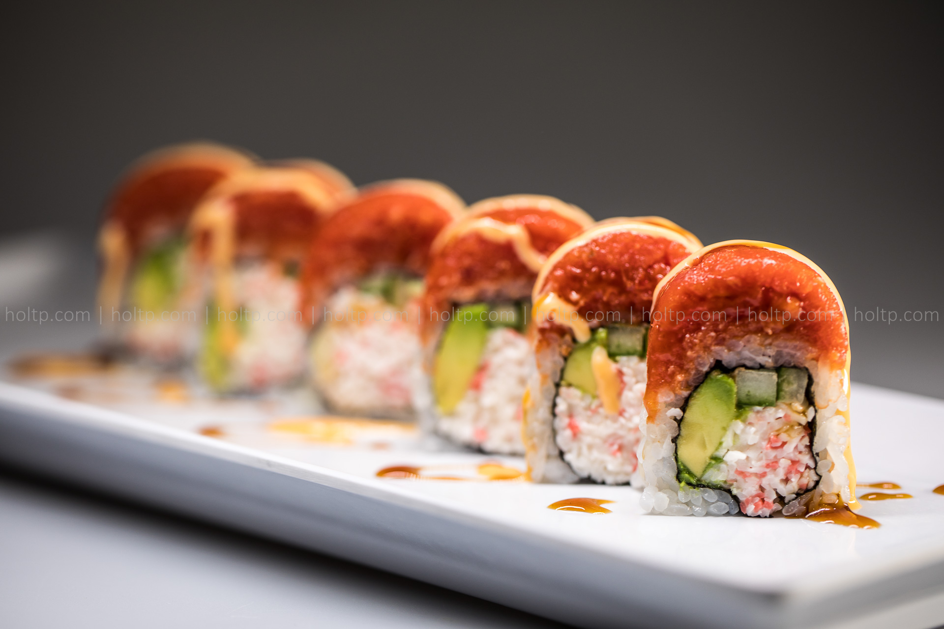 Sushi Rolls | Restaurant Food Photography – Holt Photographic